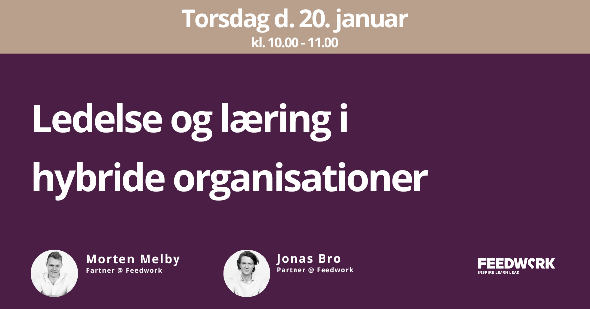 Webinar: Ledelse og læring i hybride organisationer